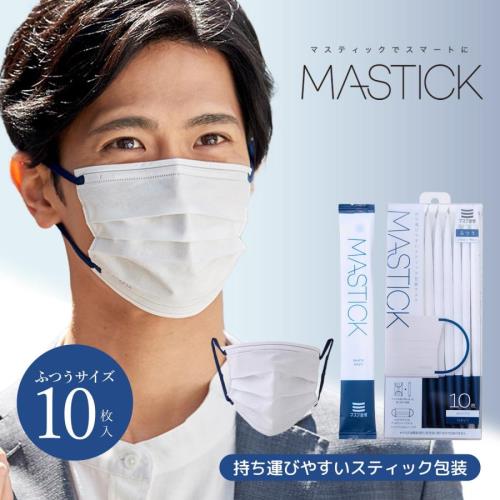 伊藤忠リーテイルリンク MASTICKマスティック ホワイト/ネイビー 10枚 / ウエルシアドットコム